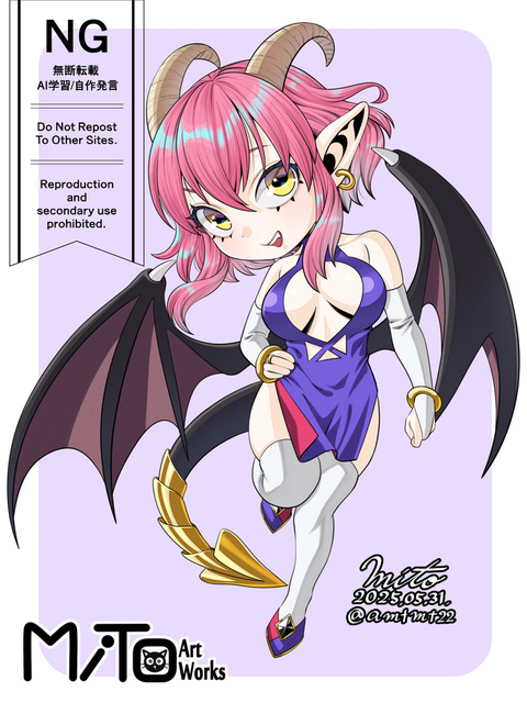 TINAMI - [イラスト]【PBW】悪魔系女子