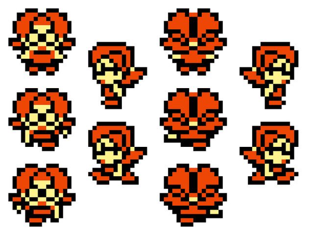 TINAMI - [イラスト]【pokemon】クルミ 金銀風ドット絵【DJ Mary】