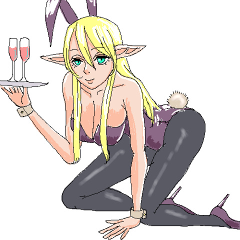 TINAMI - [イラスト]えるふさん バニー.ver