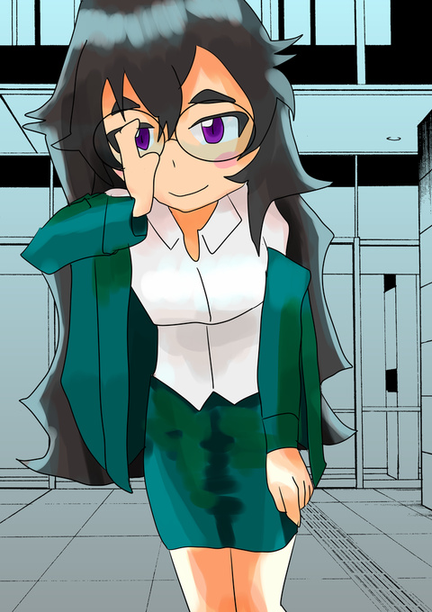 TINAMI - [イラスト]メガネOLしー