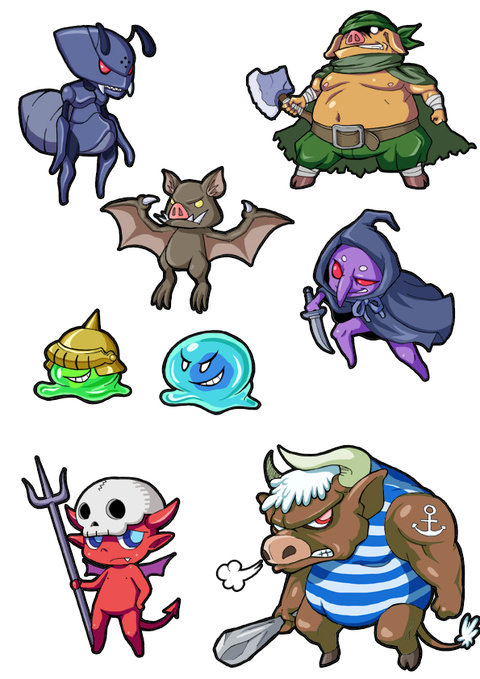 TINAMI - [イラスト]RPG風モンスターその2