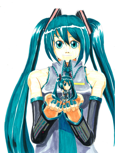 TINAMI - [イラスト]Wミク