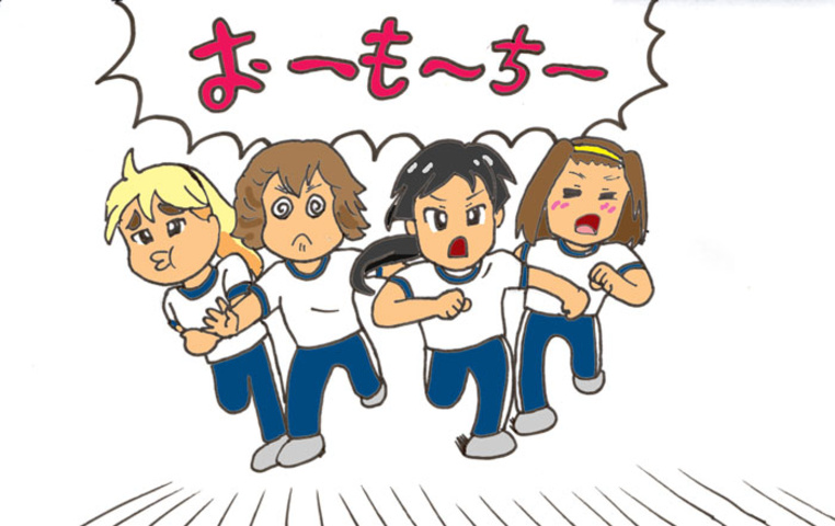 TINAMI - [マンガ]けいおん！！ ＃15「マラソン大会！ ＆ 餅食い競争」