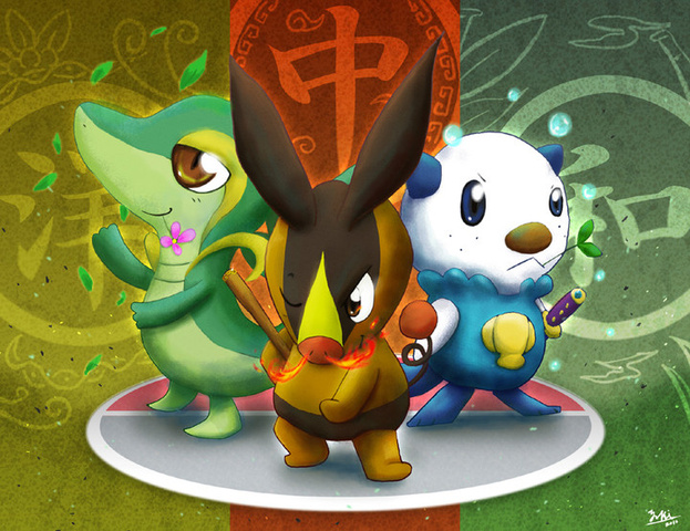 TINAMI - [イラスト]洋・中・和な最初の3匹！ポケモンBW