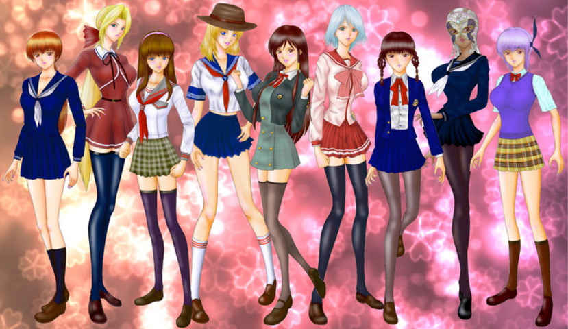 TINAMI - [イラスト]DOA制服祭（Ver.1.5）