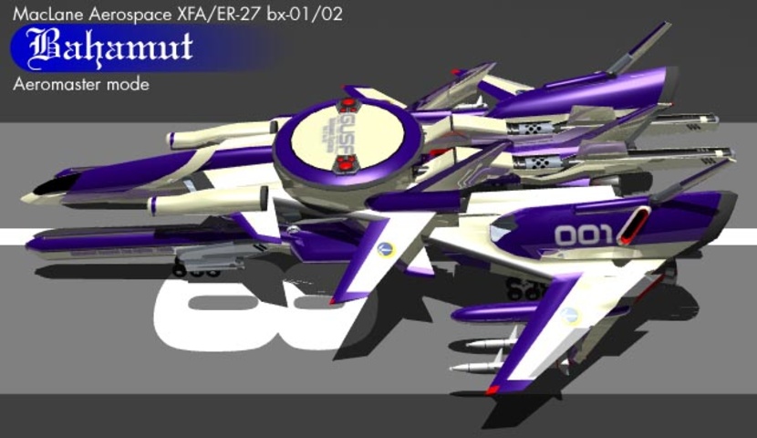 TINAMI - [イラスト]【オリジナル】XFA/ER-27bx-01/02 バハムート・エアロマスター