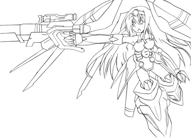 TINAMI - [イラスト]【IS】ブルー・ティアーズ(色塗り前)