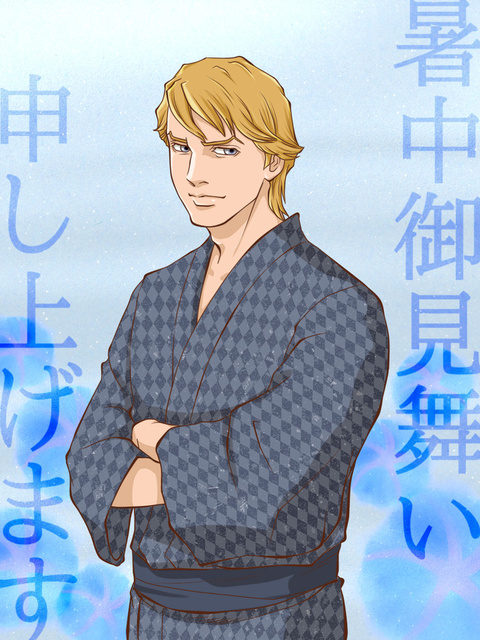 TINAMI - [イラスト]【T&B】暑中御見舞いスカイハイさんの中の人