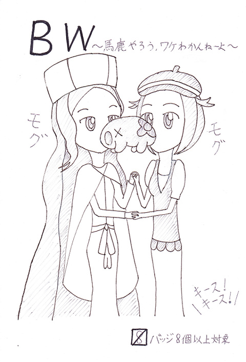 TINAMI - [イラスト]BW本の表紙だったもの