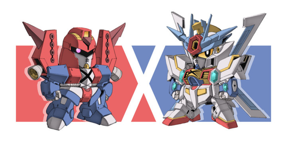 TINAMI - [イラスト]Xガンダム・Xザク