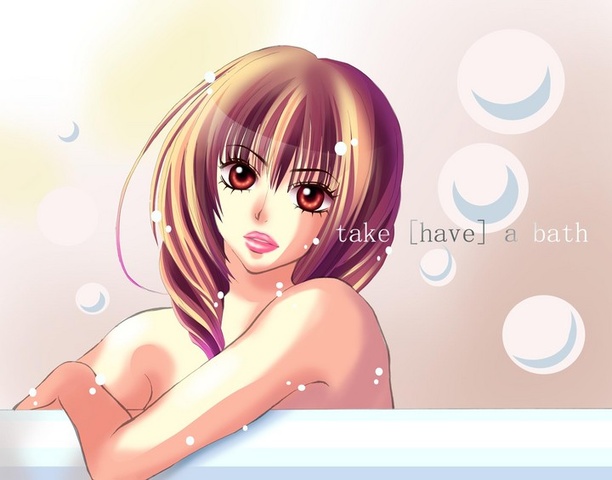 TINAMI - [イラスト]take [have] a bath