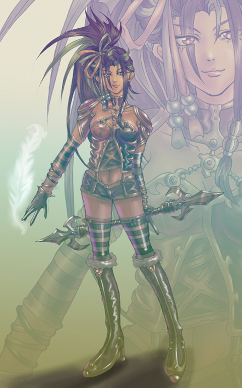 TINAMI - [イラスト]女戦士3