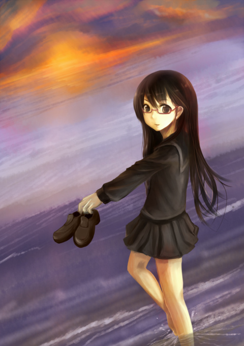 TINAMI - [イラスト]Sun sea a Girl