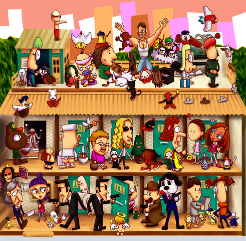 TINAMI - [イラスト]UFO A day in the life