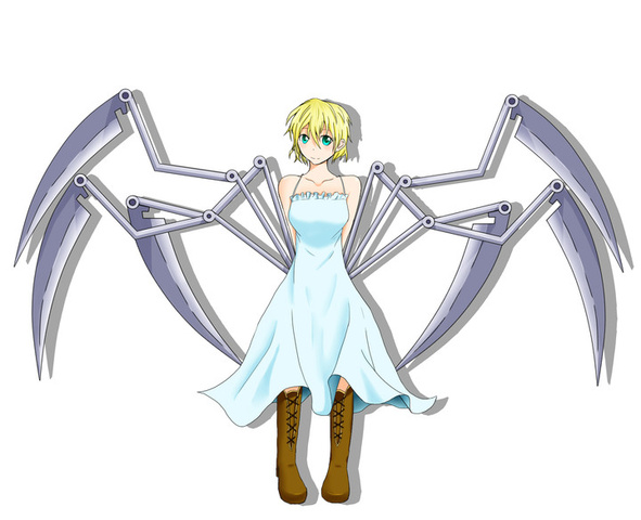 TINAMI - [イラスト]機械の生えた普通の女の子