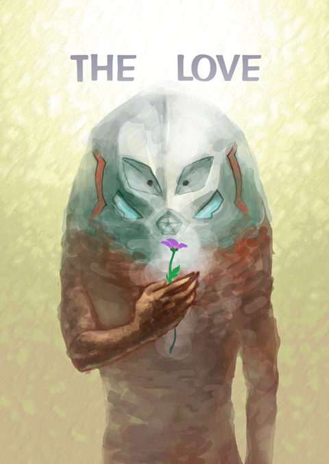 TINAMI - [イラスト]ザラブ星人に花束を