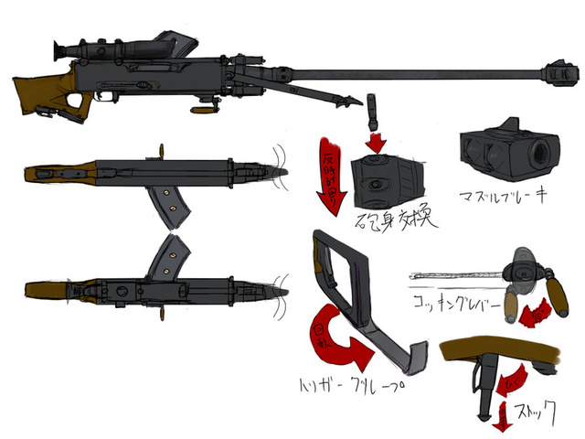 TINAMI - [イラスト]30mmライフル砲