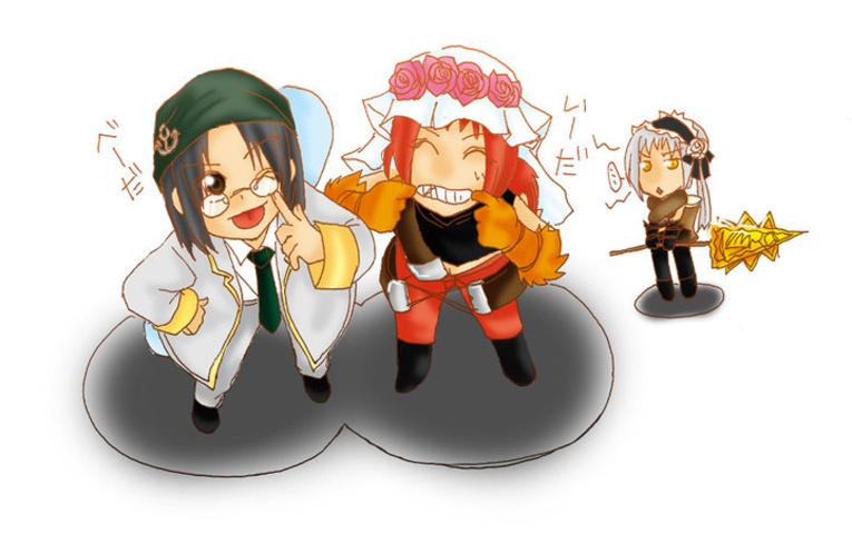 TINAMI - [イラスト]TWの友人のキャラと自分キャラ