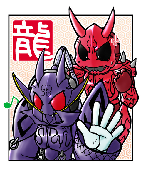 TINAMI - [イラスト]2012 あけおめ！