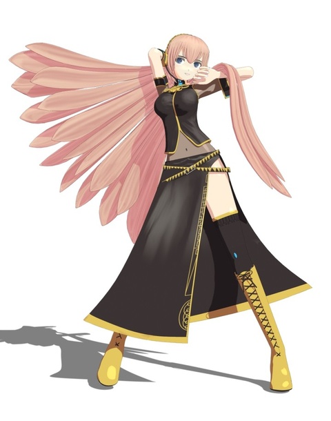 TINAMI - [マンガ]【3D】巡音ルカ Tony ver.【トレース】