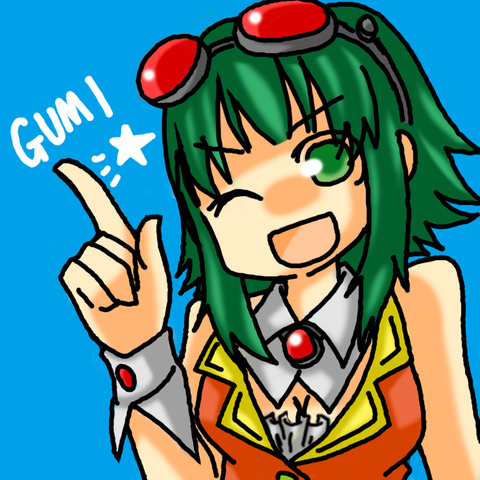 TINAMI - [イラスト]初描きのGUMIちゃん