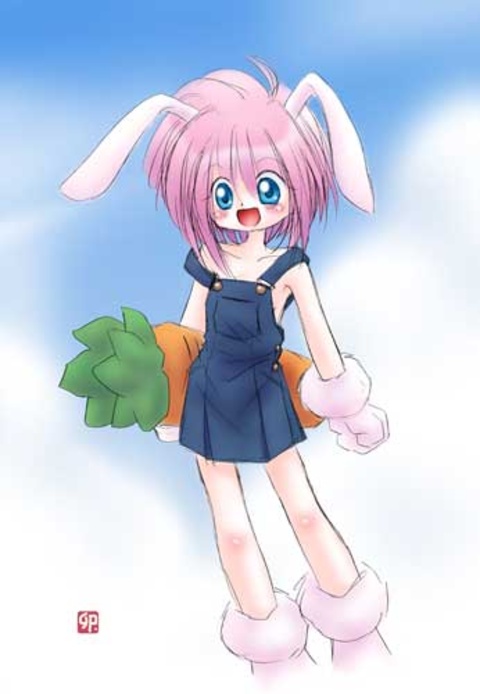 TINAMI - [イラスト]人参とうさぎさん