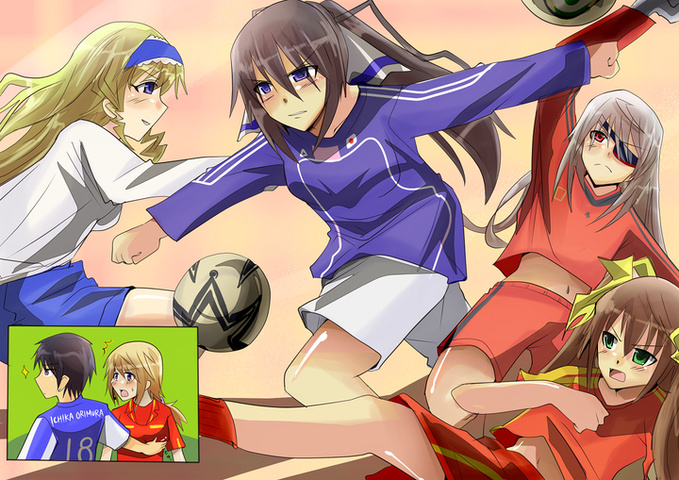 TINAMI - [イラスト]IS女子サッカー