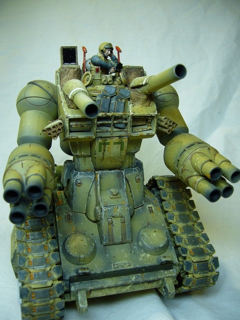 TINAMI - [モデル]75式自走175㎜迫撃砲「ガンタンク・ファイヤーサポート」