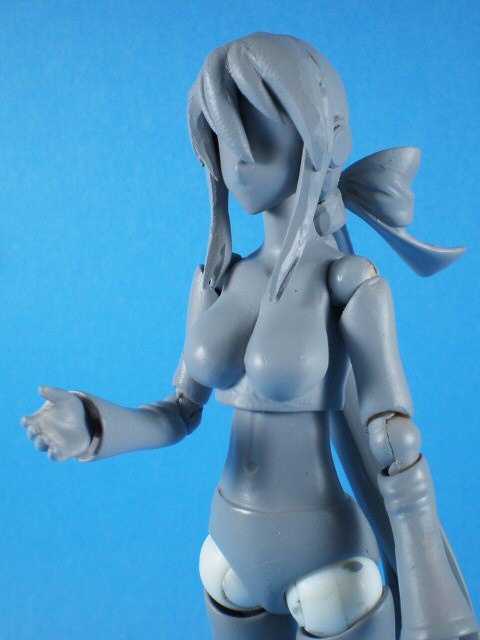 TINAMI - [モデル]1/12可動 弱音ハクVer.2 製作中1