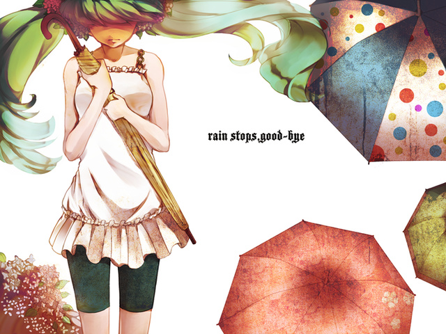 TINAMI - [イラスト]rain stops,good-bye