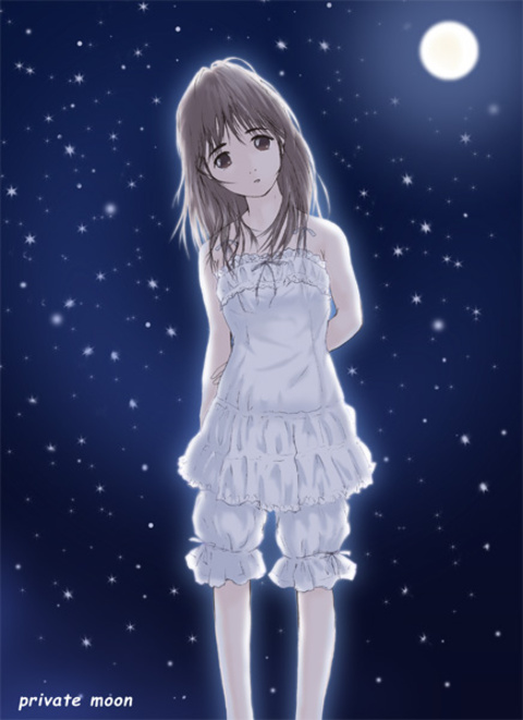 TINAMI - [イラスト]少女-private moon