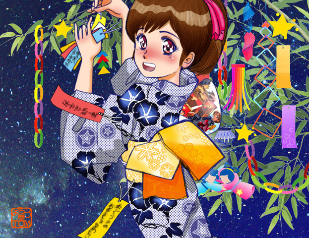 TINAMI - [イラスト]2012年7月の看板娘…星に願いを☆