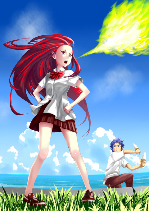 TINAMI - [イラスト]ドラゴン系女子