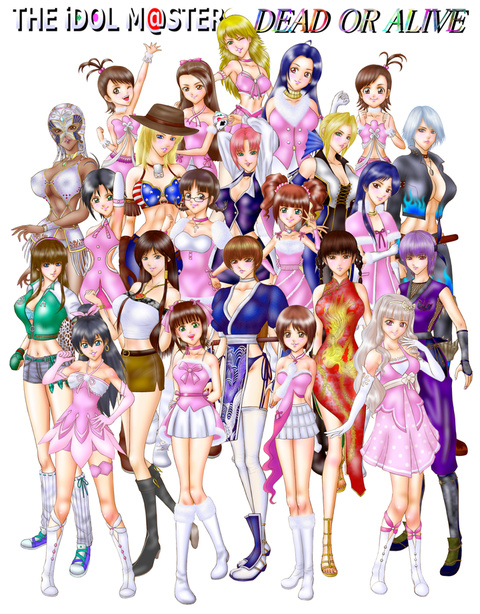 TINAMI - [イラスト]iM@S vs DOA