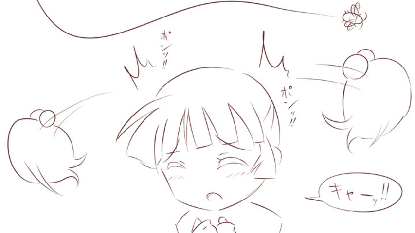 TINAMI - [イラスト]黒い悪魔VSちなつ