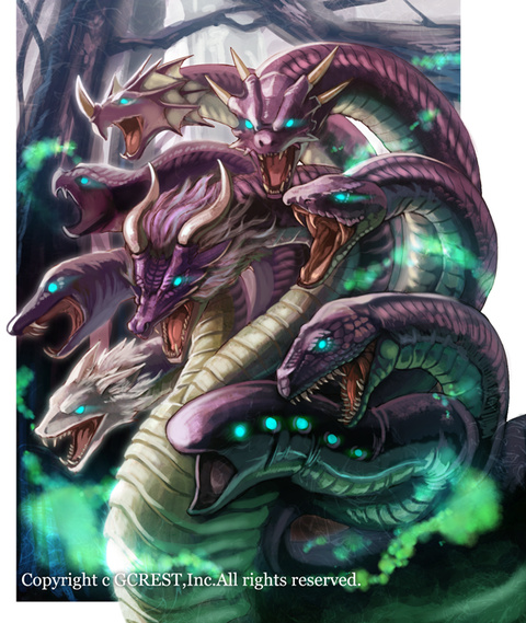 TINAMI - [イラスト]「Dragon’s Kingdom」不滅の毒蛇ヒュドラ