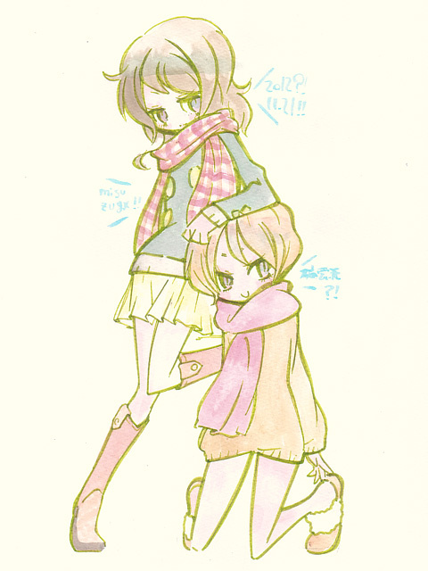 TINAMI - [イラスト]町で見かけた女の子2012