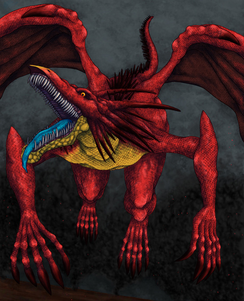 TINAMI - [イラスト]Red Dragon