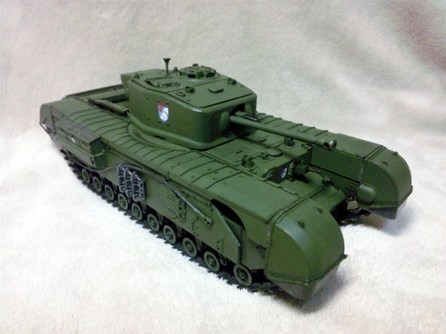 TINAMI - [モデル]チャーチル歩兵戦車Mk.VII－聖グロリアーナ女学院Ver.－