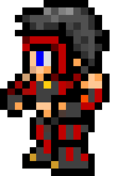 TINAMI - [イラスト]FF11戦士AF1ドット絵