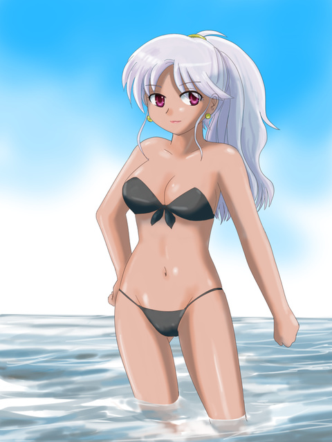 TINAMI - [イラスト]BLACK BIKINI