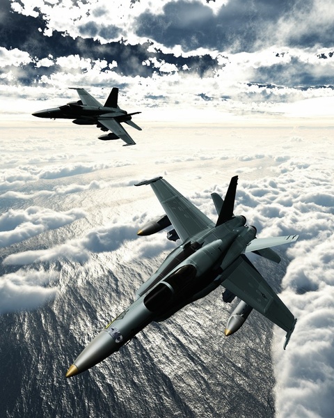 TINAMI - [イラスト]マクダネル・ダグラス FA-18 ホーネット