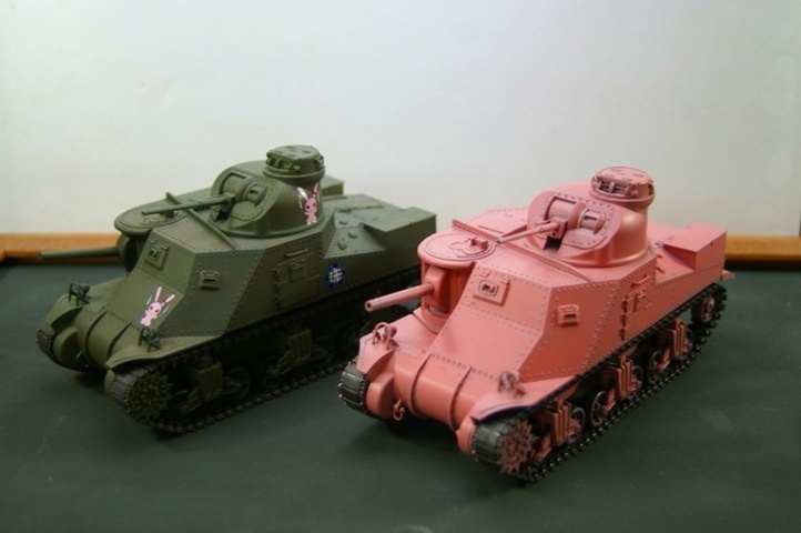 TINAMI - [モデル]1/35 M3リー ウサギさんチーム仕様×2