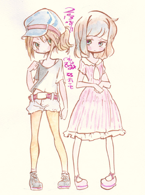 TINAMI - [イラスト]町で見かけた女の子2013