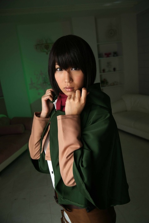 TINAMI - [コスプレ]進撃の巨人 ミカサ 小鳥遊屋 湊莉久 ROMをけっと9/29