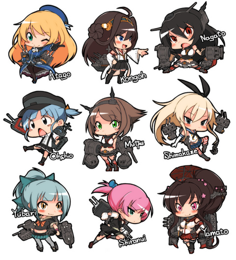 TINAMI - [イラスト]艦これSD