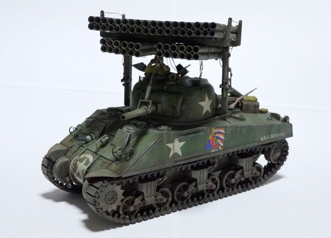 TINAMI - [モデル]イタレリ＋サイバーホビー 1/35 M4シャーマン・カリオペ