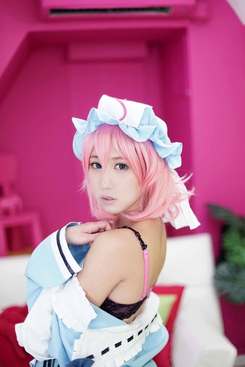 TINAMI - [コスプレ]東方Project 西行寺幽々子 湊莉久 コスホリック11 小鳥遊屋 Q11-14