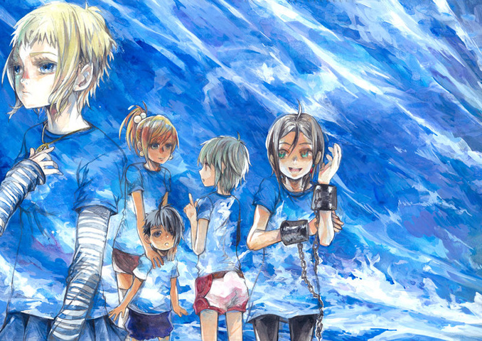 TINAMI - [イラスト]aozora T-shirt