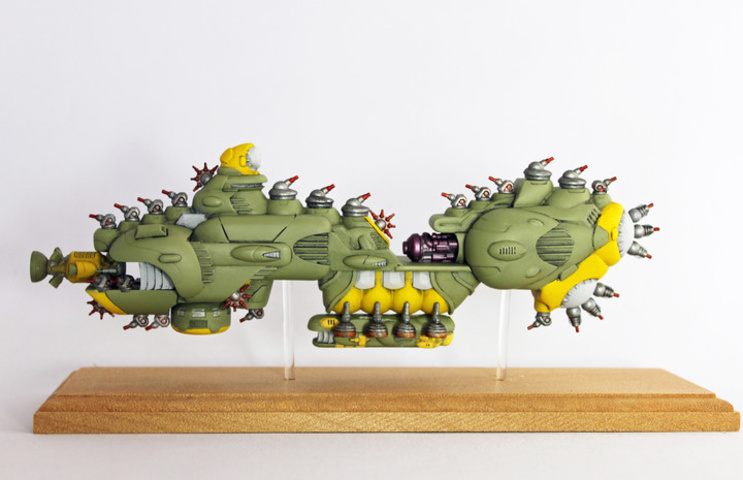 TINAMI - [モデル]グリーンインフェルノ（巨大戦艦）